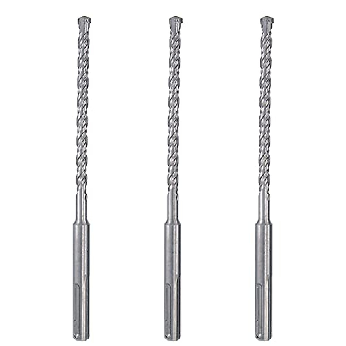 SDS Plus Hammer Drill Bit 3Pcs 5/32 in. x 8 in. Masonry Concrete Rock Drill