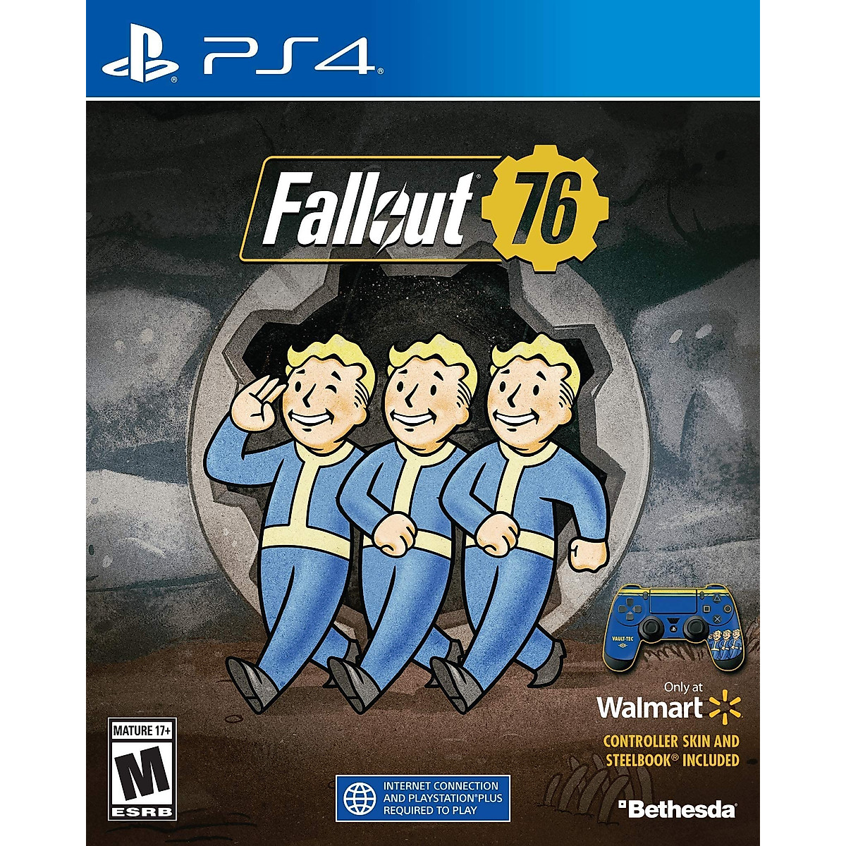 Fallout 76 with bonus Steelbook & Controller Skin (Playstation 4 - PS4)