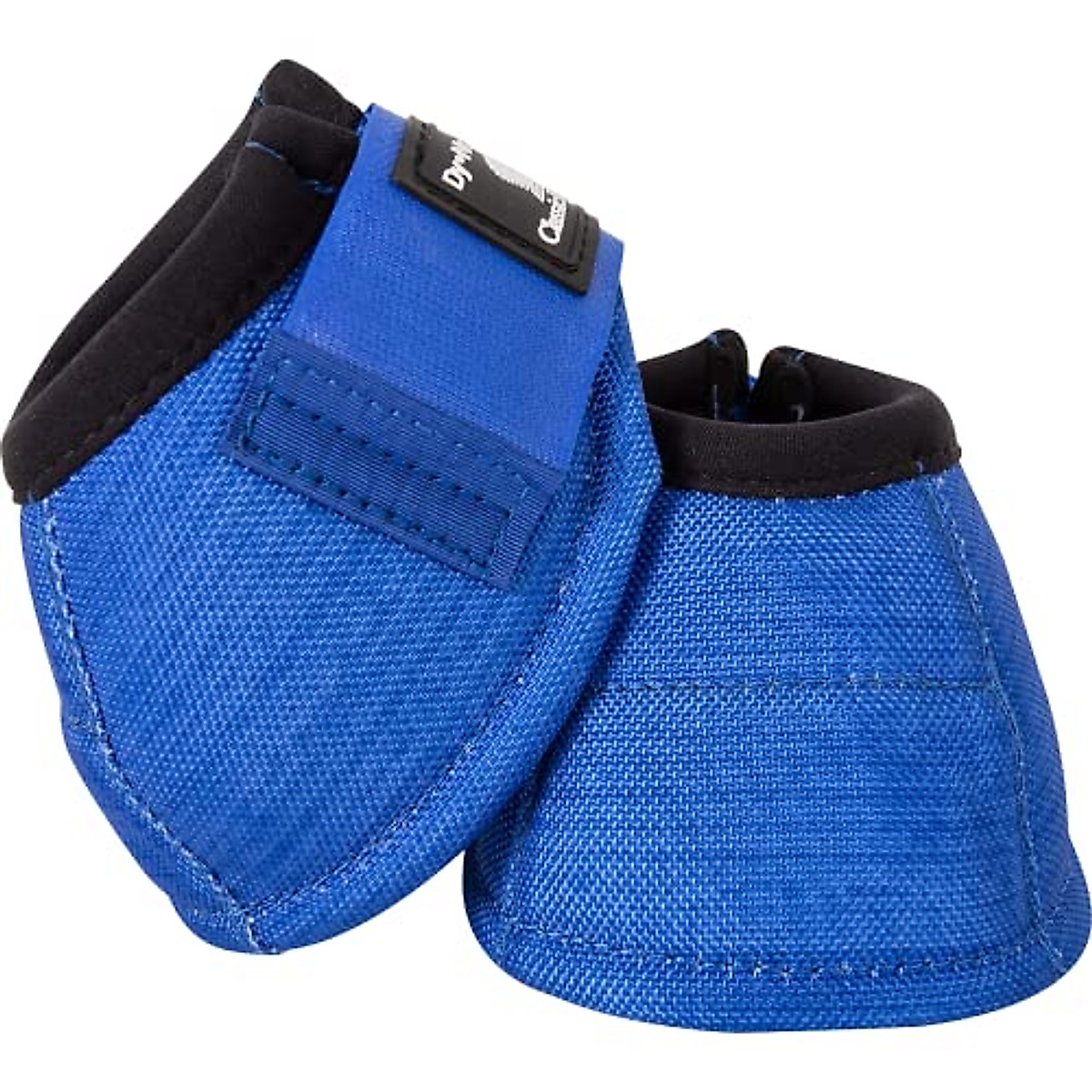 Classic Equine Dyno Turn Bell Boots, Blue, Medium