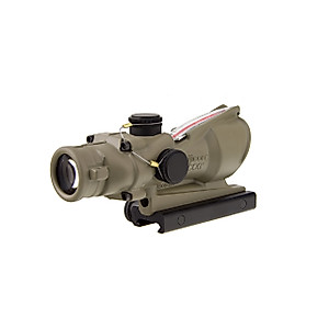 Trijicon ACOG TA31-D-100310 4x 32 Dual Illuminated Red Chevron .223 BAC Reticle Scope, Dark Earth