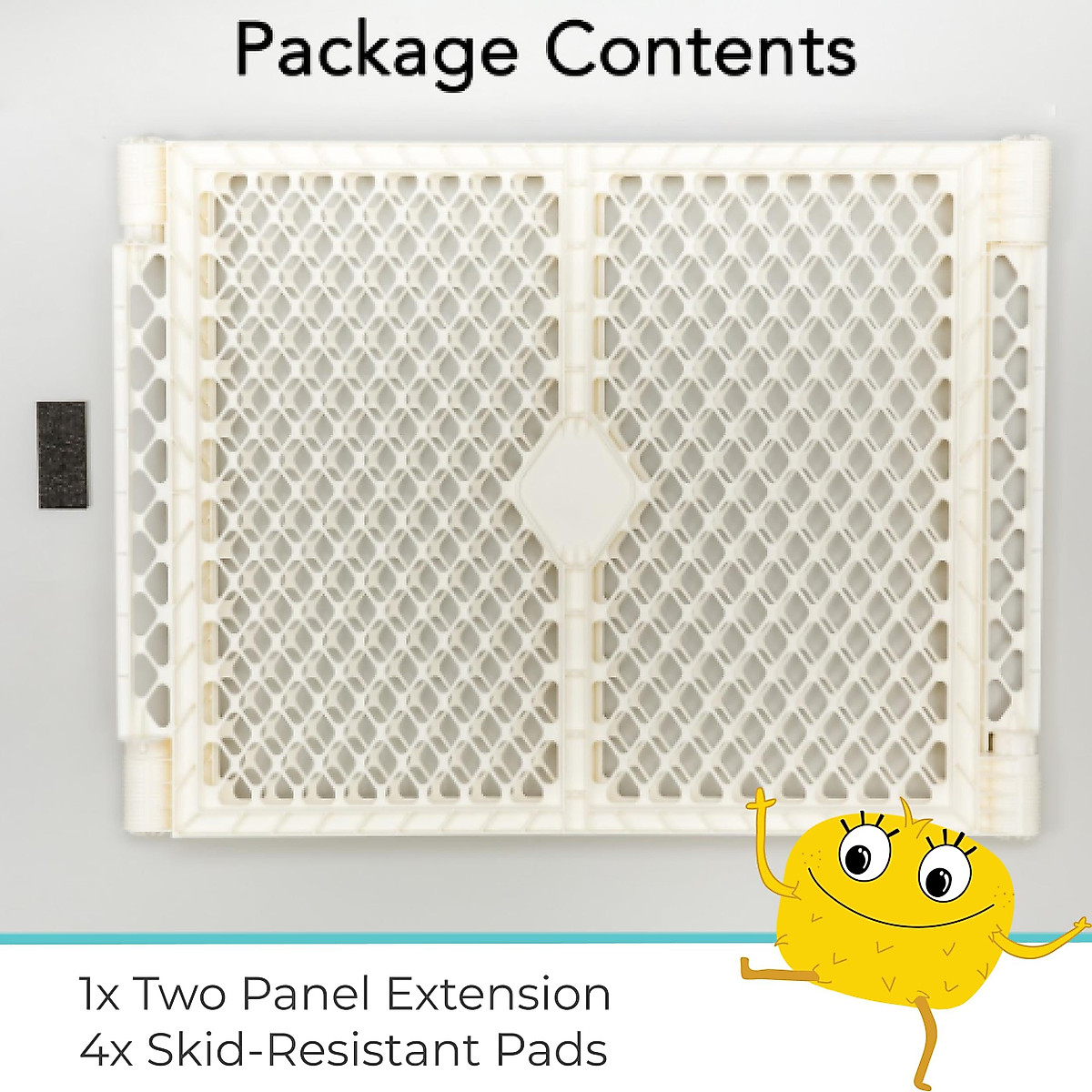 Toddleroo by North States Superyard Ultimate 2 Panel Extension, Made in USA: Increases play space up to 34.4 sq. ft. (Adds 64", Ivory)