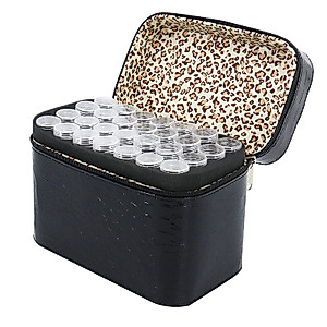 LuckyHigh 84 Slots Diamond Rhinestones Storage Box Rhinestones Painting Accessory 3-Layer Jewelry Beads Case (84)