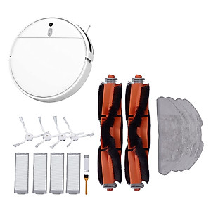 HYWHUYANG Sweeper Filter Mop Brush Kit,Replacement Parts Compatible for Robot Vacuum Mop 2 Lite 2 Pro MJSTL MJST1S, 2 Main Brush,6 Side Brush,4 Filters,4 Mop Cloth