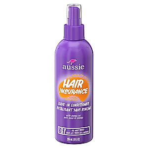 Aussie Conditioner Hair Insurance Leave-In Spray 8 Ounce (236ml) (3 Pack)