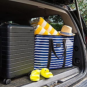 SCOUT 4 Boys Extra Large Beach Bag for Women - Waterproof Beach Tote with Zipper Closure and Handles - Utility Tote Bags