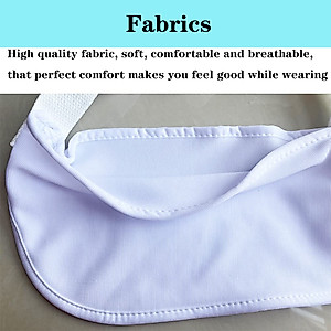 Ledhlth Breathable Arm Sling White for Broken Arm Men Women Youth Sling for Shoulder Injury Soft Adults Sling for Torn Rotator Cuff Comfortable Elbow Wrist Sling for Dislocated Shoulder