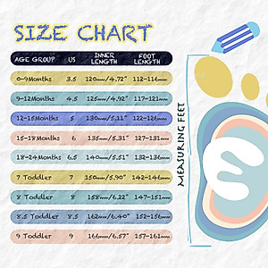 Engtoy Baby Shoes Baby Sock Shoes Baby Walking Shoes Infant Non-Slip Breathable Slippers with Soft Rubber Sole Baby Boys Girls Slip On Sneakers