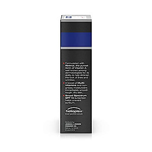 Neutrogena Age Fighter Anti-Wrinkle Retinol Moisturizer for Men, Daily Oil-Free Anti-Aging Face Lotion with Retinol, Multi-Vitamins, and Broad Spectrum SPF 15 Sunscreen, 1.4 oz