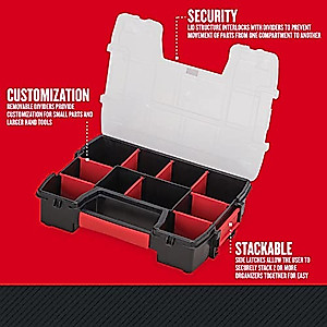 CRAFTSMAN Small Storage Organizer, 10 Compartment, Plastic (CMST14021)