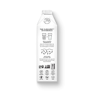 Elmhurst 1925 Milked Oats Sweetened Oat Milk, Dairy Free, Vegan, 32 Ounce (Pack of 6)