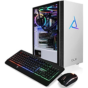 CLX Personal Computer Tower, Intel Core i7 13700KF 3.40GHz, 32GB DDR5, 1TB NVMe SSD, 4TB HDD, GeForce RTX 3080 10GB, 750 Watt Power Supply