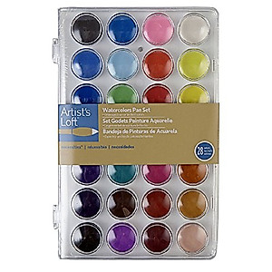 Artist's Loft Watercolors Pan Set 28 Color