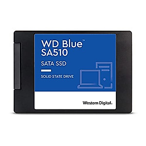 Western Digital 1TB WD Blue SA510 SATA Internal Solid State Drive SSD & 250GB WD Blue SA510 SATA Internal Solid State Drive SSD & 500GB WD Blue SA510 SATA Internal Solid State Drive SSD