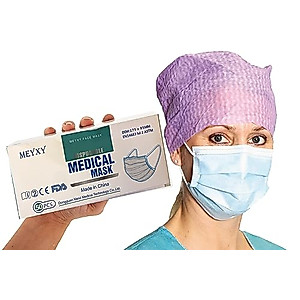 EBAT ASTM Level 1 Disposable Face Masks 100 PCS (2-Box) - for Home & Office,Breathable & Comfortable 3-Layer Filter, Blue