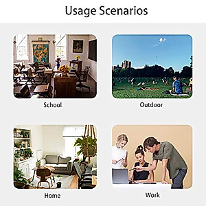 Organizer Storage Tote Bag for Art and Craft Supplies with Pockets, Purple Oxford Tote Bag for Artist, Kid, Teacher