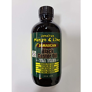 Jamaican Mango & Lime Tea Tree Black Castor Oil 4 oz
