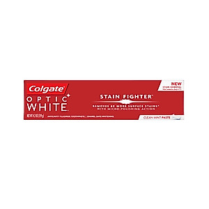 COLGATE OPTIC WHITE STAIN FIGHTER CLEAN MINT