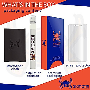 Skinomi Matte Screen Protector Compatible with Nokia 6 (2018, Nokia 6.1) Anti-Glare Matte Skin TPU Anti-Bubble Film