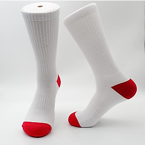 Running Sports Socks Fashion Athletic Crew Socks Crew Cotton Socks For Men And Women One Size