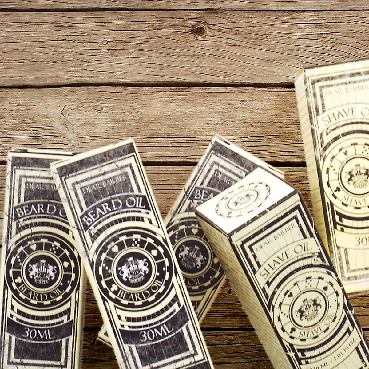 Dear Barber Men's Beard Oil, Light and Non-Greasy, Conditions Dry Hair, Nourishes Skin, Ideal for all Facial Hair, Easy Application, 30ml