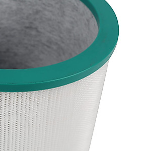 KTSIM HEPA Replacement Air Purifier Filter Compatible with Dyson Tower Purifier Pure Cool Link TP01, TP02, BP01, Replace Part No. 968126-03 (With Brush）