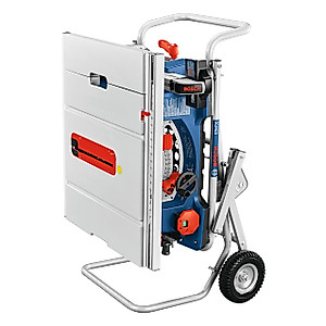 BOSCH 10 In. Worksite Table Saw with Gravity-Rise Wheeled Stand 4100XC-10