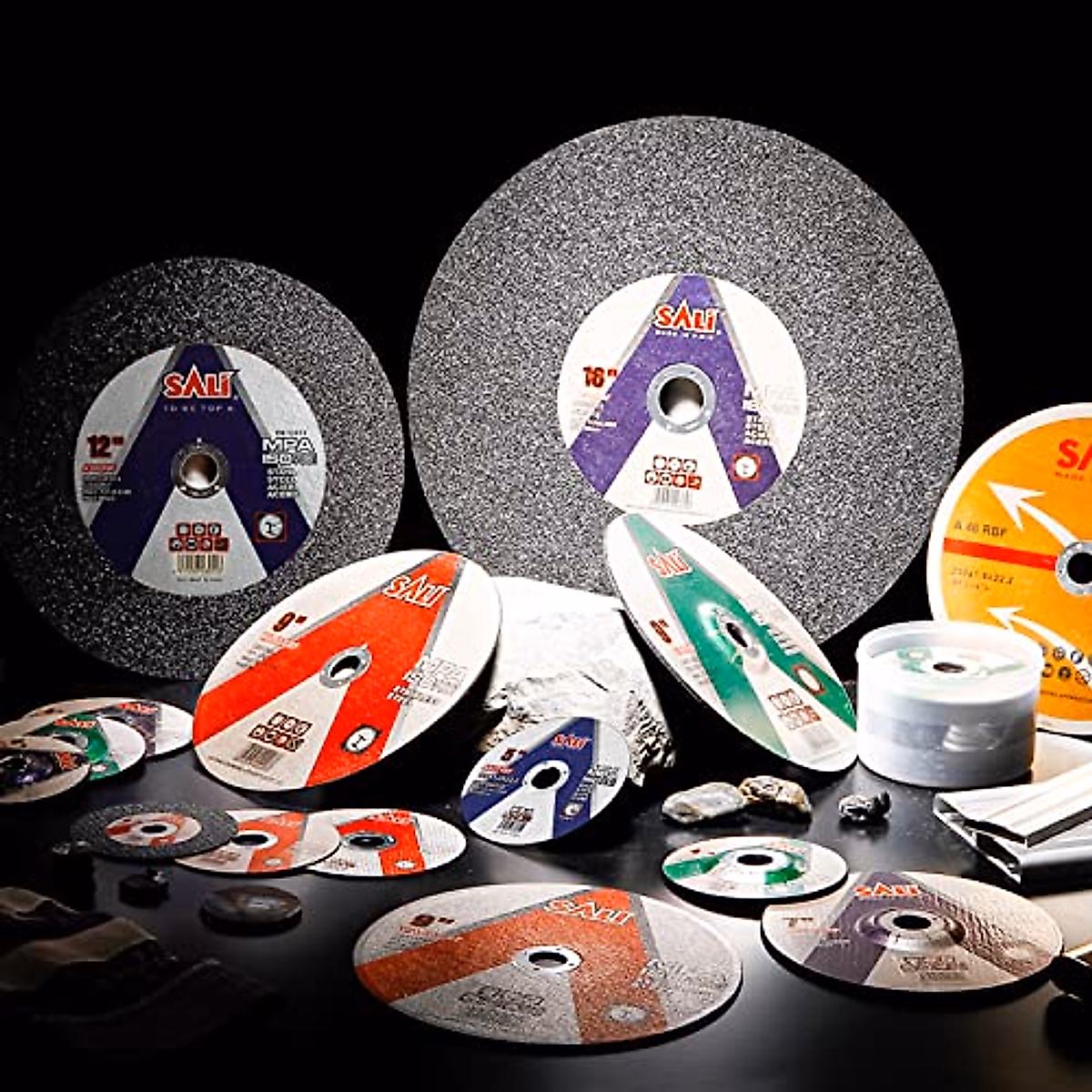 SALI 50 Pack Cut Off Wheels Cutting Wheels 3" x 1/16" x 3/8" Professional Cutting Stainless Steel for 3 in Angle Grinders and Die Grinders- Cutting Disc Aggressive Cutting Operating Up to 25000 RPM