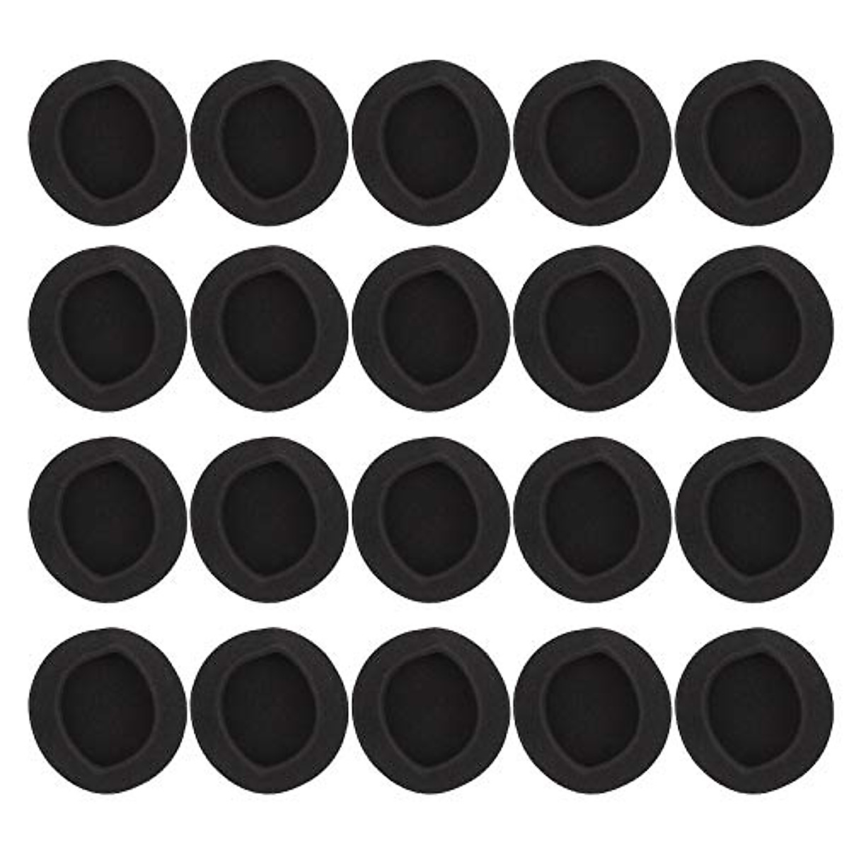 Mobestech Foam Earbud Earpad 40pcs Fit Memory Standard Pads Headphone Most Replacement Elastic Earphones Headphones Sponge Size Earpads Ear for Earpad Earphone Cm Foam Replacements Eartips