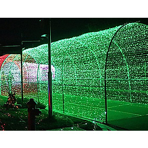 KOMOON Battery Operated String Lights 72 Ft 200 LED Christmas Decorative Fairy Lights for Garden Patio Lawn Curtain Xmas Tree Party Holiday Wedding (Green)