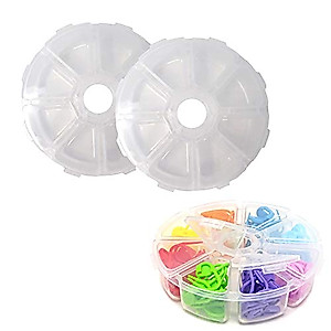 Honbay 2PCS Plastic Storage Organizer Containers Jewelry Box Fishing Box Pill Box