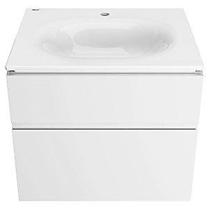 American Standard 1297001.020 Studio S 24-inch Vanity Top Sink – Center Hole, White