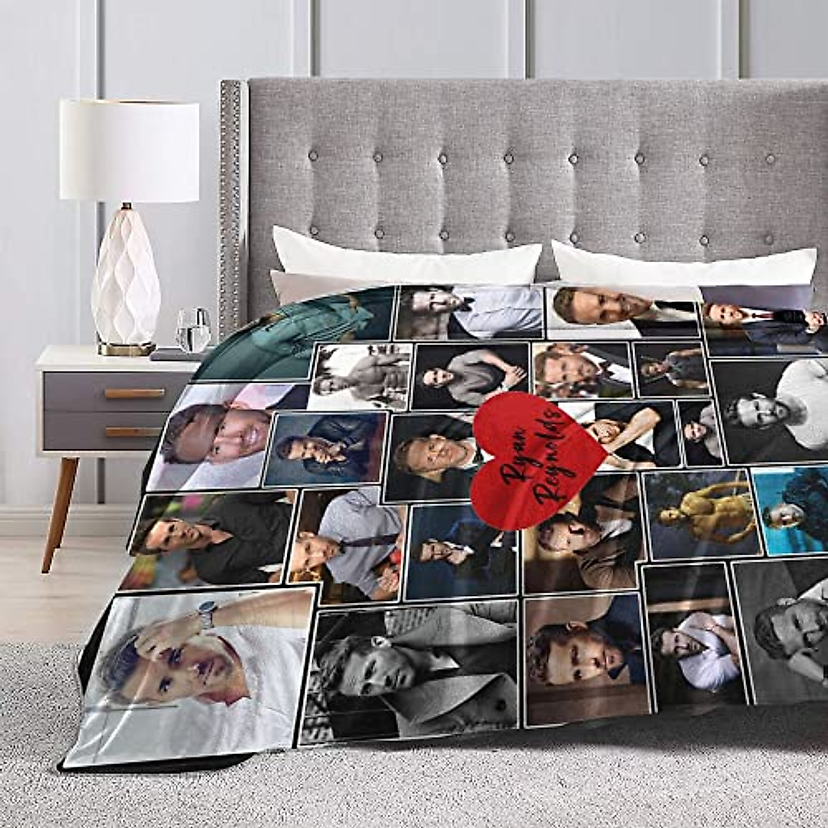 Throw Blanket Ultra-Soft Cozy Throw Blanket Flannel Blankets for Couch Bed Living Room (Black, 50"X40")