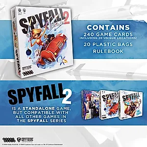 Spyfall 2 - The Perfect Party Game - Find the Spy Before Time Runs Out - Up to 3 to 12 Players - Board Games for Teens and Adults - Ages 13+