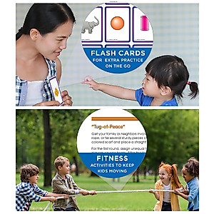 Summer Bridge Activities Preschool to Kindergarten Workbooks, Phonics, Handwriting, Math, Early Learning Summer Learning Activities, Kindergarten Workbooks All Subjects With Flash Cards