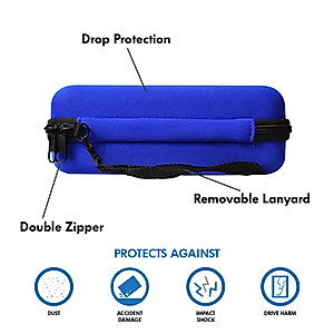 SiForce Portable 3.5 inch Internal Hard Drive Shockproof Case, SiForce Hard Drive Transporter Classic Hard Drive Storage Case