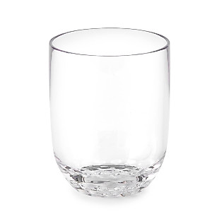 Puraform Clear Tritan Stemless Wine Glass 12oz Drinkware | Set of 4 | Unbreakable, Shatterproof, Dishwasher Safe, Kid Proof | Perfect for Everyday Use, Parties, and Pools