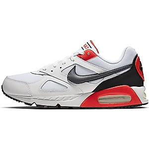 Nike Men's Low-Top Sports Shoe, White Dark Grey Habanero Red 100, 12
