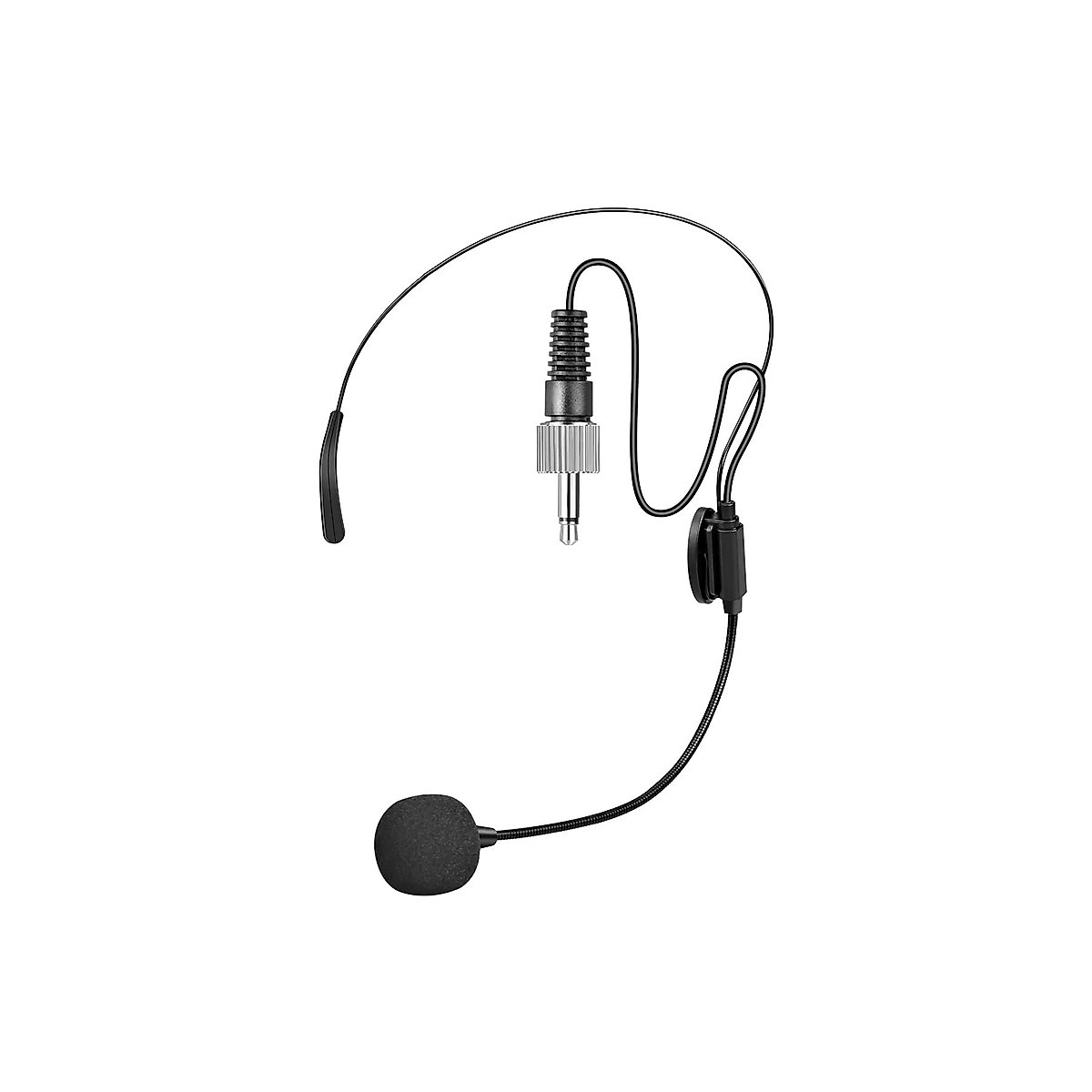 HOTEC Replacement Headset Microphone with 3.5mm Locking Screw Plug, Unidirectional Microphone Replacement Mic Compatible Wireless Microphone System