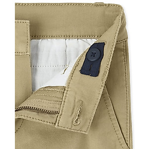 The Children's Place Boys Stretch Skinny Chino Pants,Flax Single,8