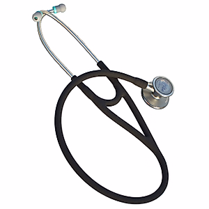 Kila Scopes Specialist Stethoscope - Professional Dual Head Cardiology & Diagnostic Stethoscope for Doctors and Nurses - with Accessories, K751 Black