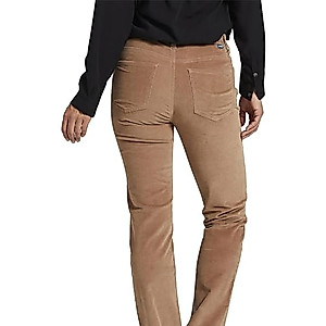 JAG Jeans Women's Ruby Mid Rise Straight Leg Pants, Beige, 14