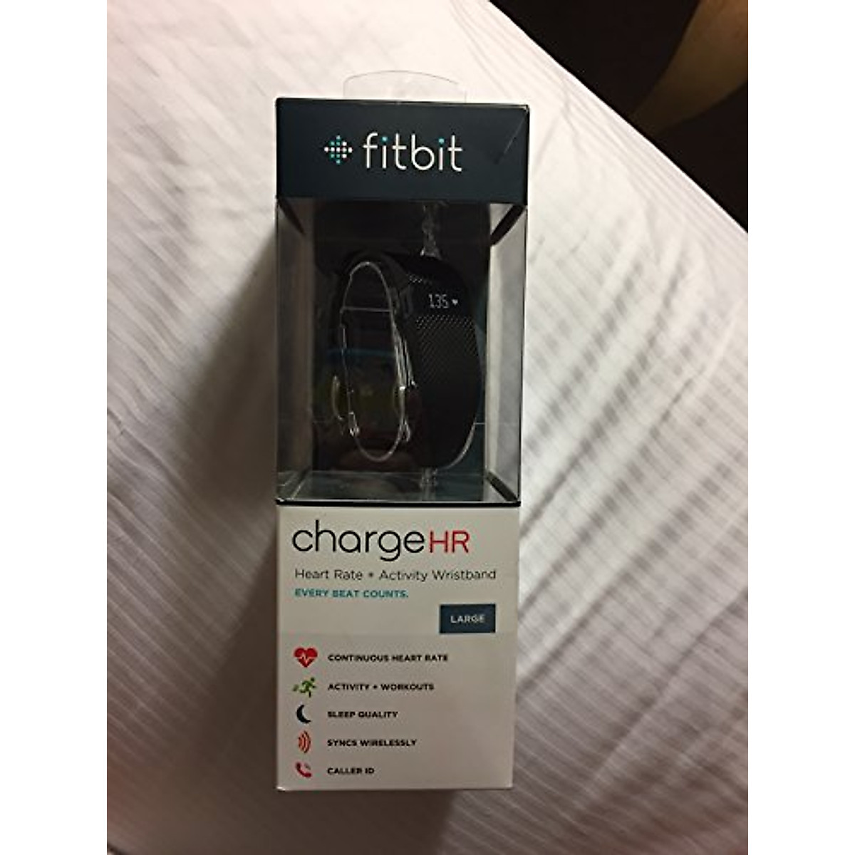 Fitbit Charge HR WrstBnd Blk L