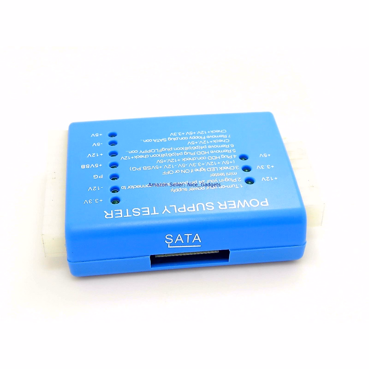 Lingvetron PC Computer PSU and Motherboard Tester Tool PCI & ISA SDRAM Post Test Card Diagnostic Analyzer Starter Kit 4 Digital / 8 LED/Bios Speaker/Mobo Power Switch All in One Carrying Case