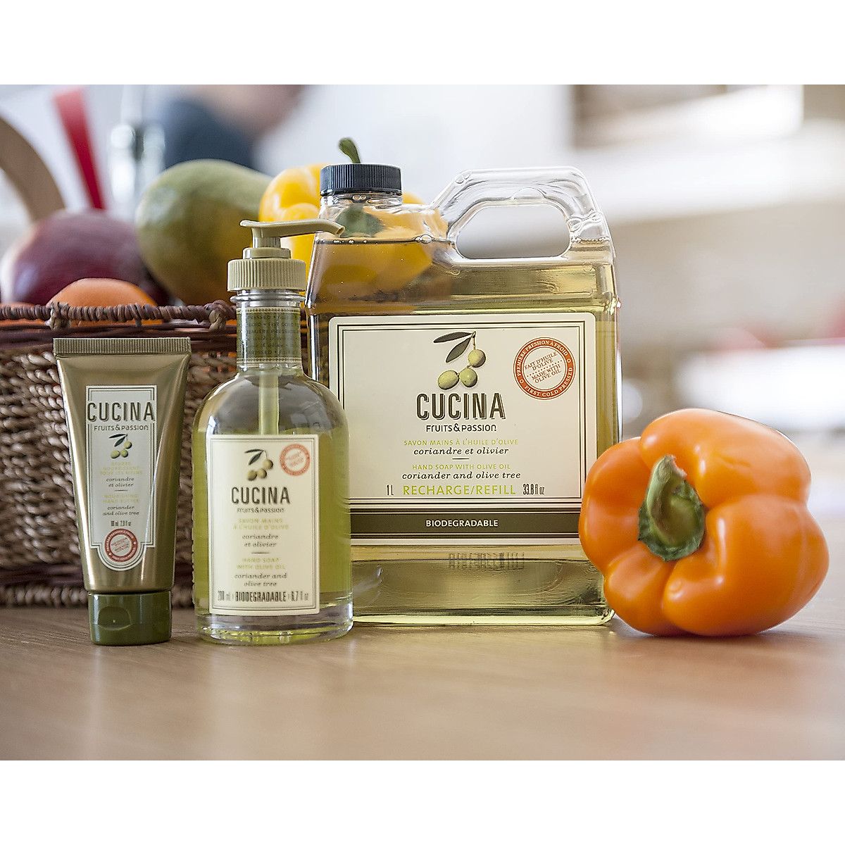 Cucina Coriander and Olive Tree 33.8 oz Purifying Hand Wash Refill