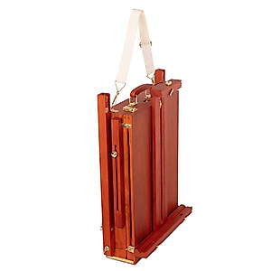 Craftabelle – Art Easel and Canvas – 34pc Set with Paint Supplies – Wooden Italian Easel (CF2441Z)