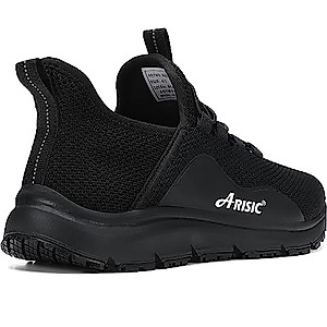 OXOMOCA Non Slip Shoes for Men Kitchen Chef Slip Resistant Shoes Lightweight Comfortable Food Service Shoes Restaurant Slip Resistant Work Shoes Footwear Black