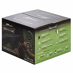 ZIP System Stretch Tape | 6 inches x 75 feet | Self-Adhesive | Weather-Resistant | Flexible Flashing Tape