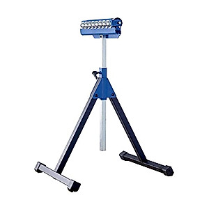 KASTFORCE Heavy-Duty Roller Stand 300 Lbs 136kg Loading Capacity (3 in 1 Roller), Adjustable Miter Saw Extension, Folds Flat for Easy Storage, 2 Inch (50mm) Stainless Steel Roller KF3012