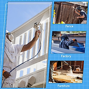 8 Pieces Spray Tip Paint Sprayer Tips Reversible Airless Spray Nozzles Tips Airless Sprayer Spraying Machine Parts for Homes Buildings Garden Decks (211, 215, 311, 315, 415, 417, 515, 517)