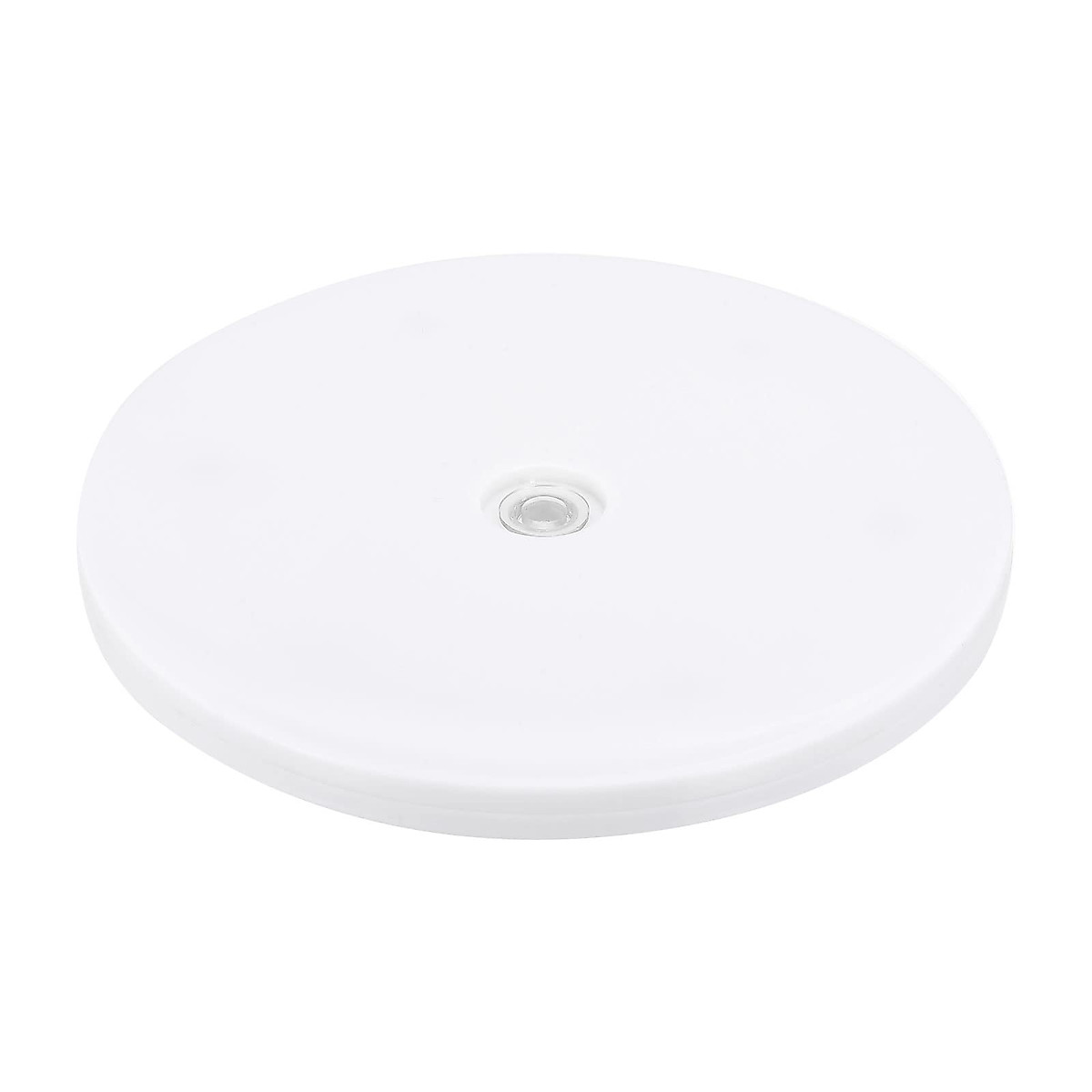 MECCANIXITY 7inch Rotating Swivel Stand with Steel Ball Bearings Lazy Susan Base Turntable for Kitchen Corner Cabinets, White